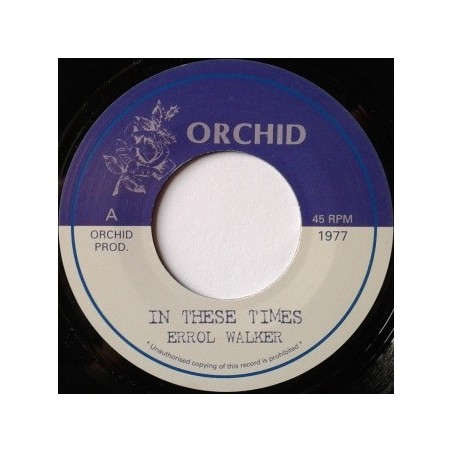 Errol Walker - In These Times 7''