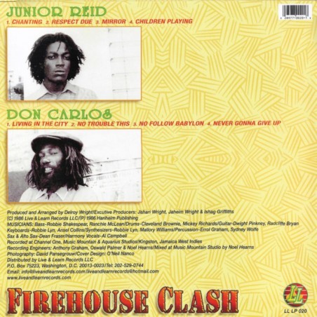 Junior Reid / Don Carlos - Firehouse Clash LP